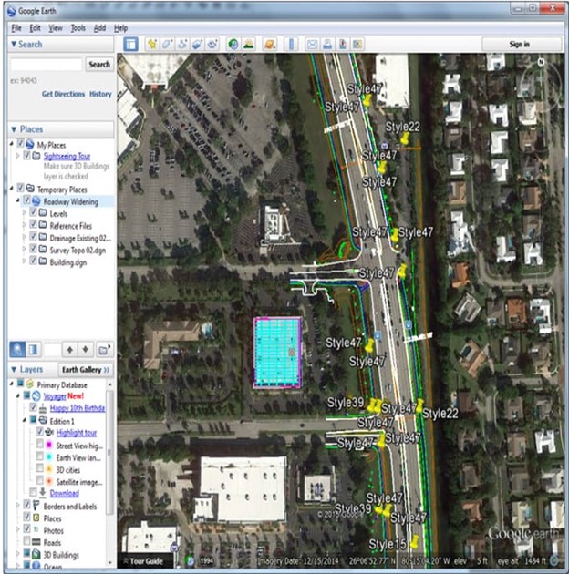Locating Geographical Positions correctly with MicroStation
